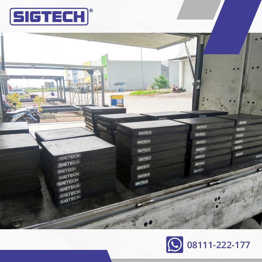 Jual Elastomer Bearing Pad SIGTECH 450*400*40 mm - SIGTECH